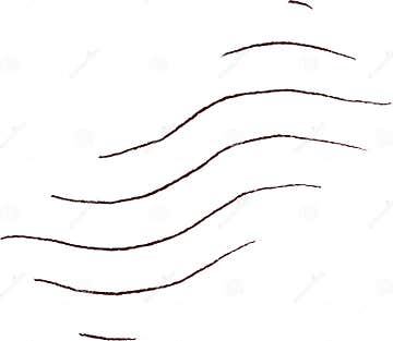 Waves Postage Stamp stock illustration. Illustration of vector - 356046142