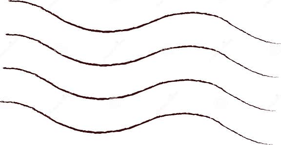 Waves Postage Stamp stock illustration. Illustration of mark - 356047963