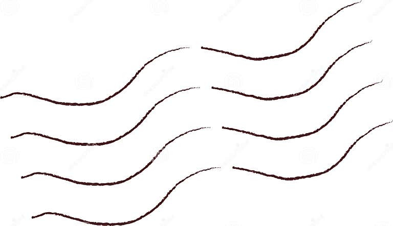 Waves Postage Stamp stock illustration. Illustration of grunge - 356049129