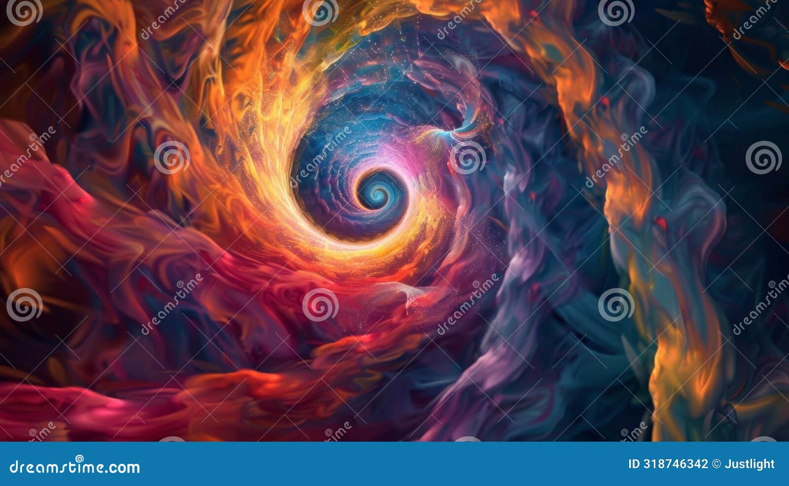 Waves of Psychedelic Colors Engulf the Screen in a Hypnotic Trance ...