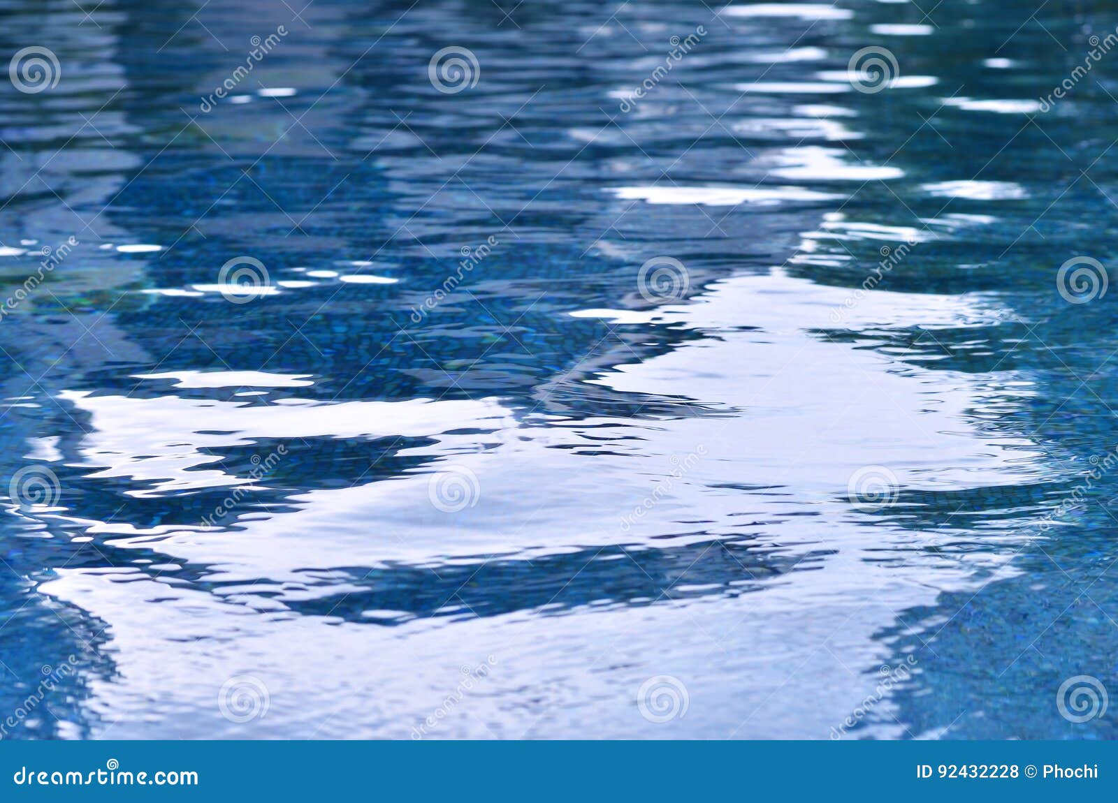 Waves Reflections on the Water Surface Background Stock Photo - Image ...