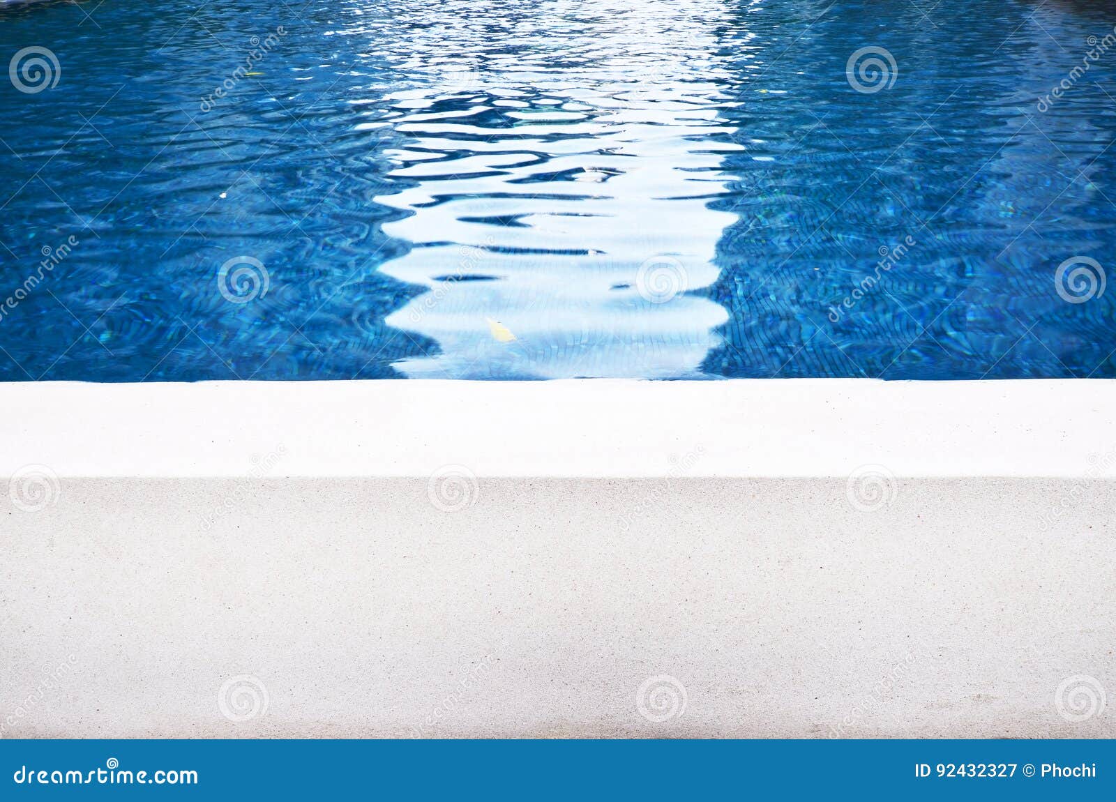 Waves Reflections on the Water Surface Swimming Pool Background Stock ...