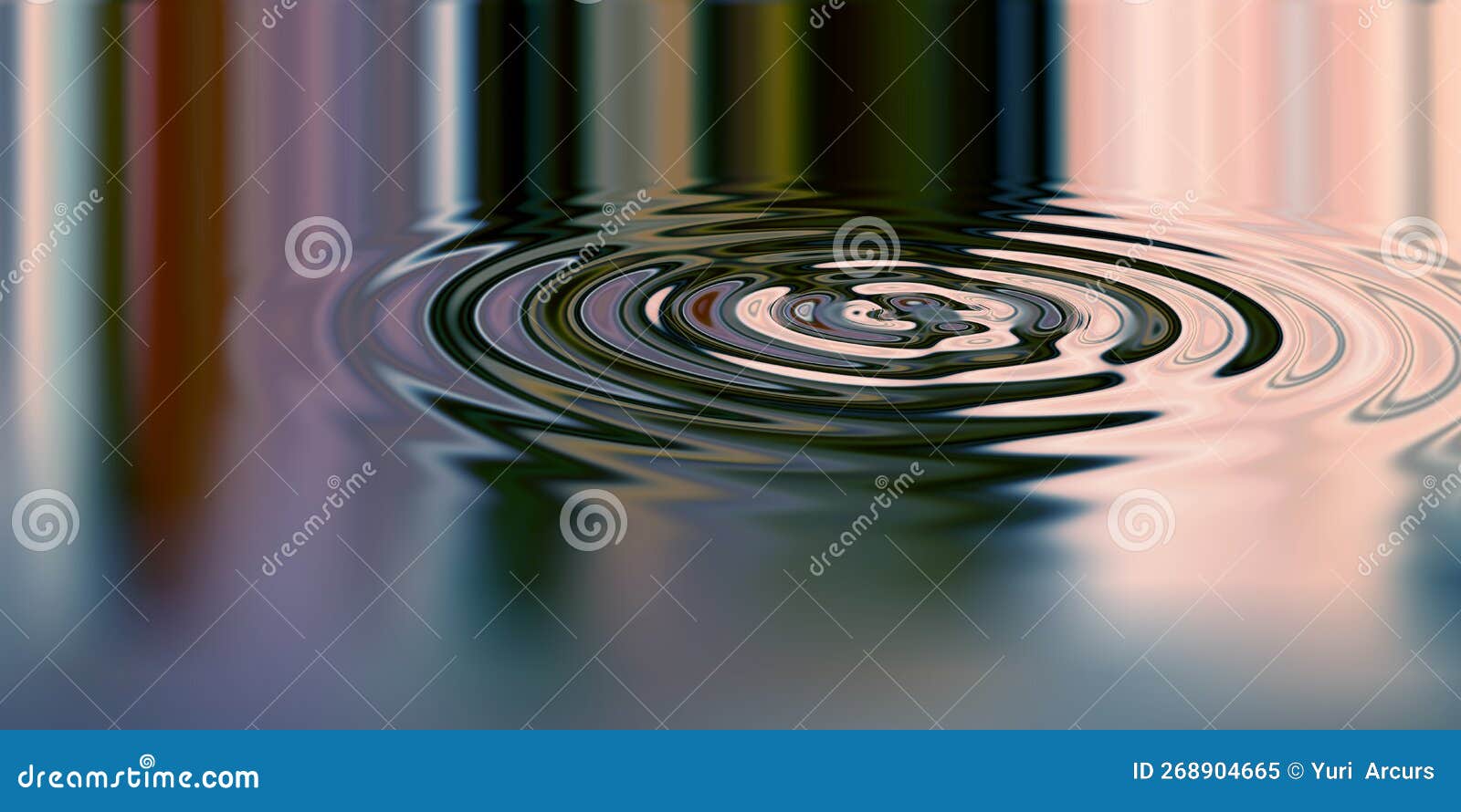 Waves, Ripple and Design with Water Drop Pattern with Mockup for 3d ...