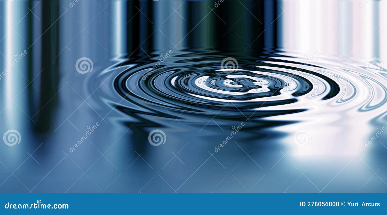 Waves, Ripple and Design with Water Drop Pattern with Mockup for 3d ...