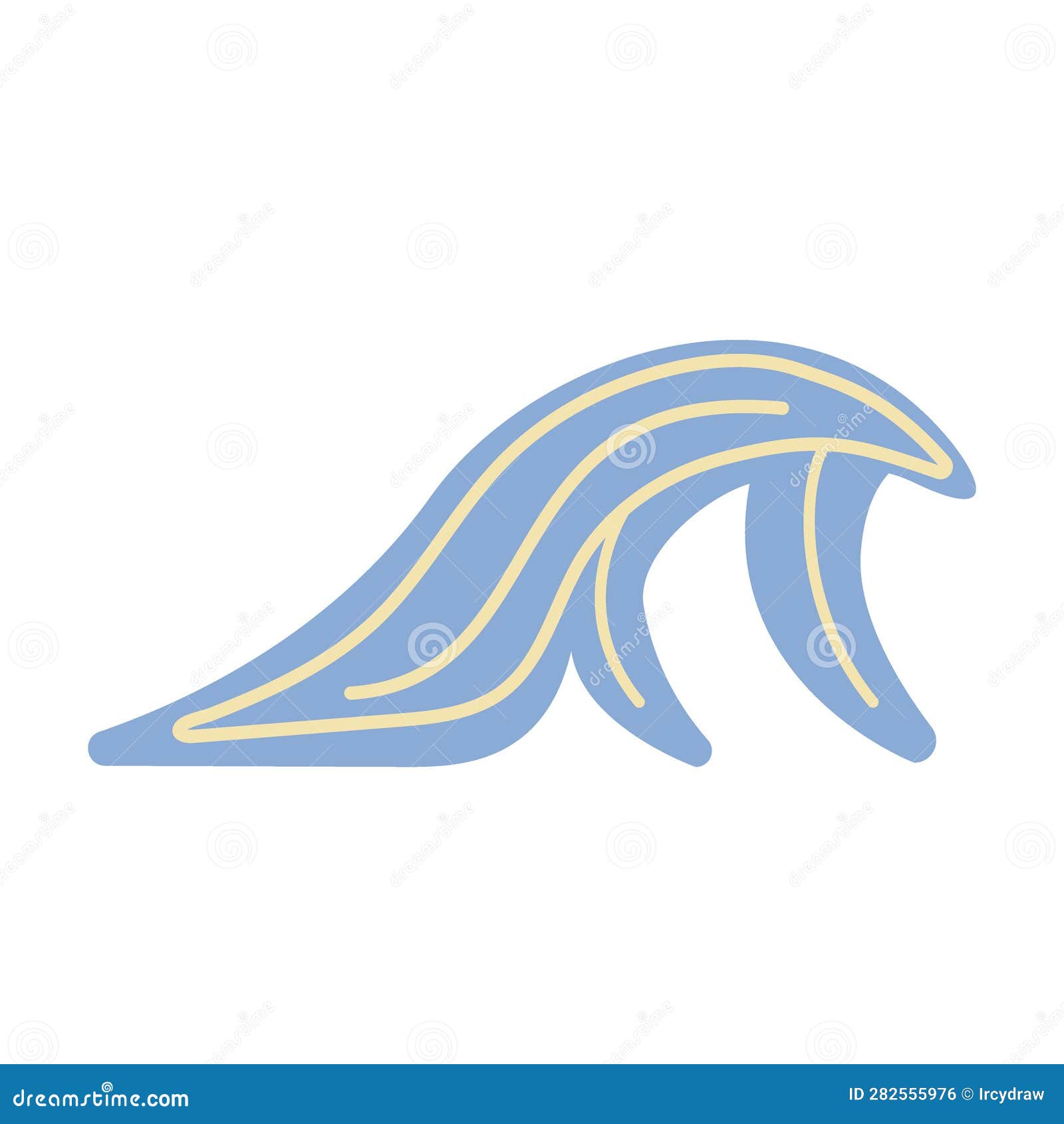 Waves Road Sign Tsunami Sign Stock Vector - Illustration of vector ...
