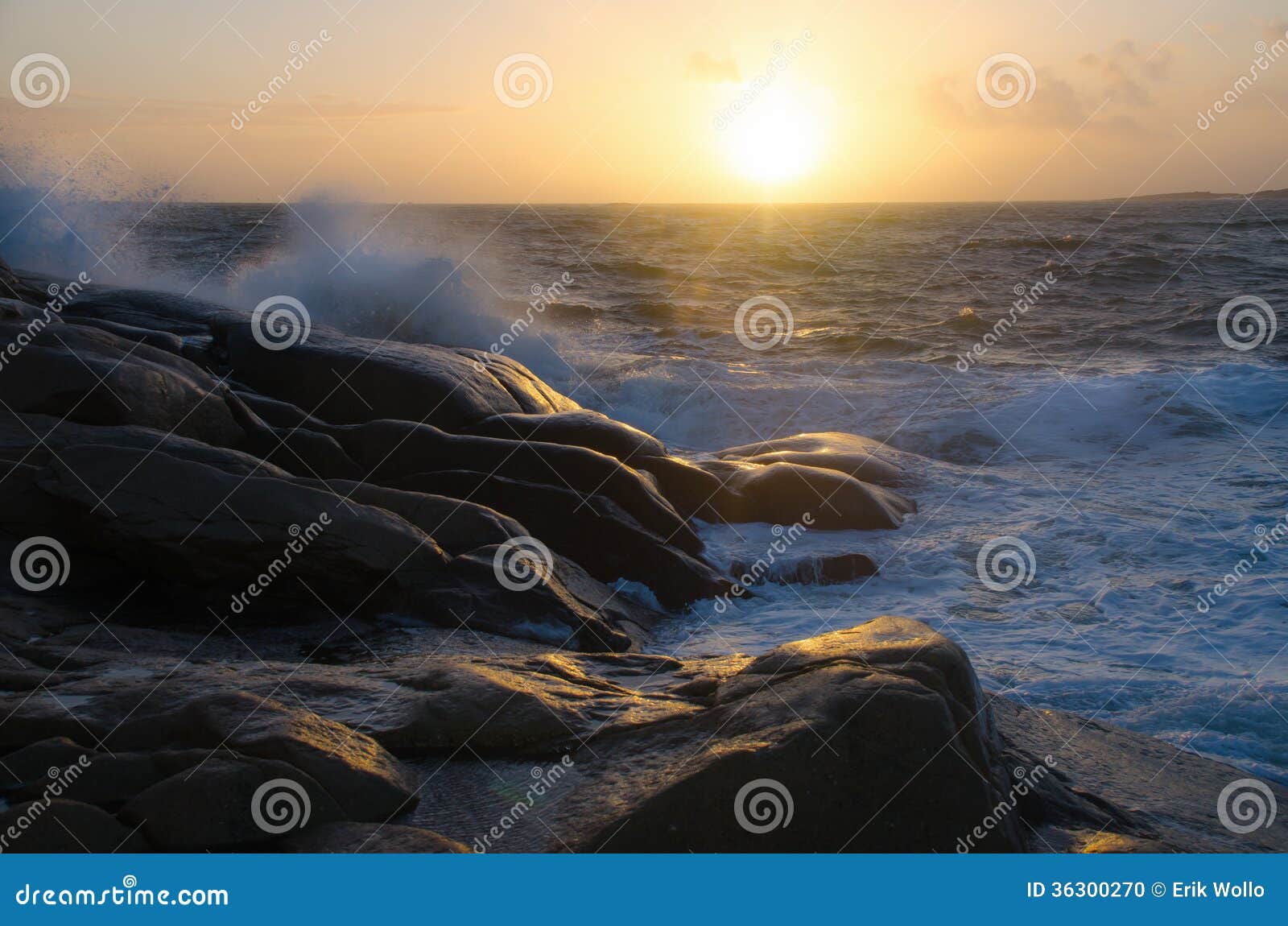 Waves on rocks stock photo. Image of spray, shore, colorful - 36300270