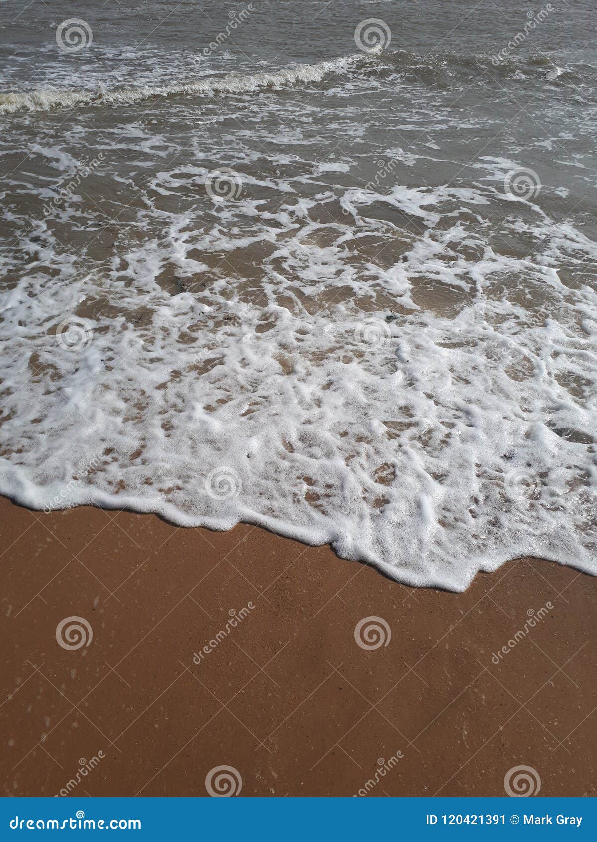 Calming Waves stock image. Image of waves, calming, sand - 120421391