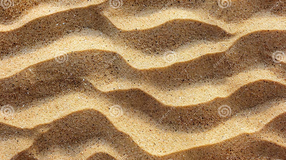 Rippling Sand Texture in Desert during Daylight Stock Image - Image of ...