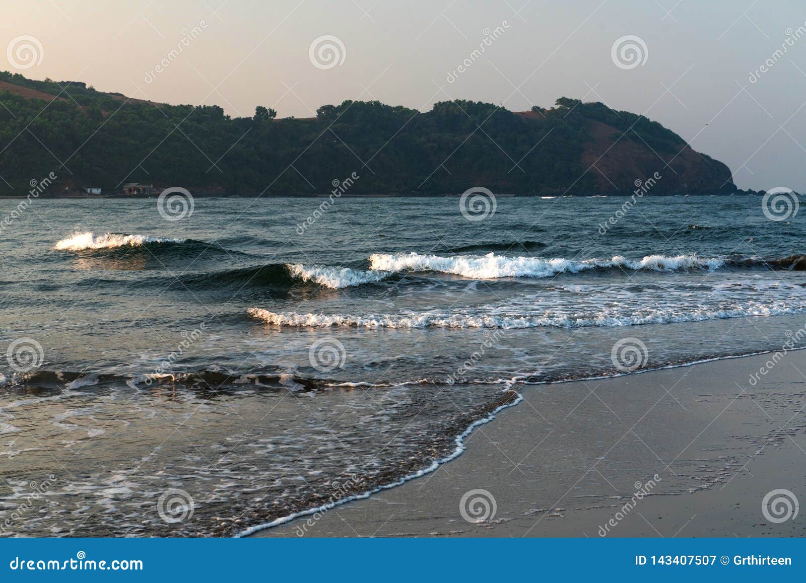 Waves on Sea View in Goa, India Stock Image - Image of outdoors, waves ...