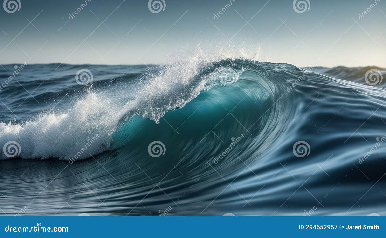 Waves of the Sea Water Wave Splash Design Format Stock Illustration ...