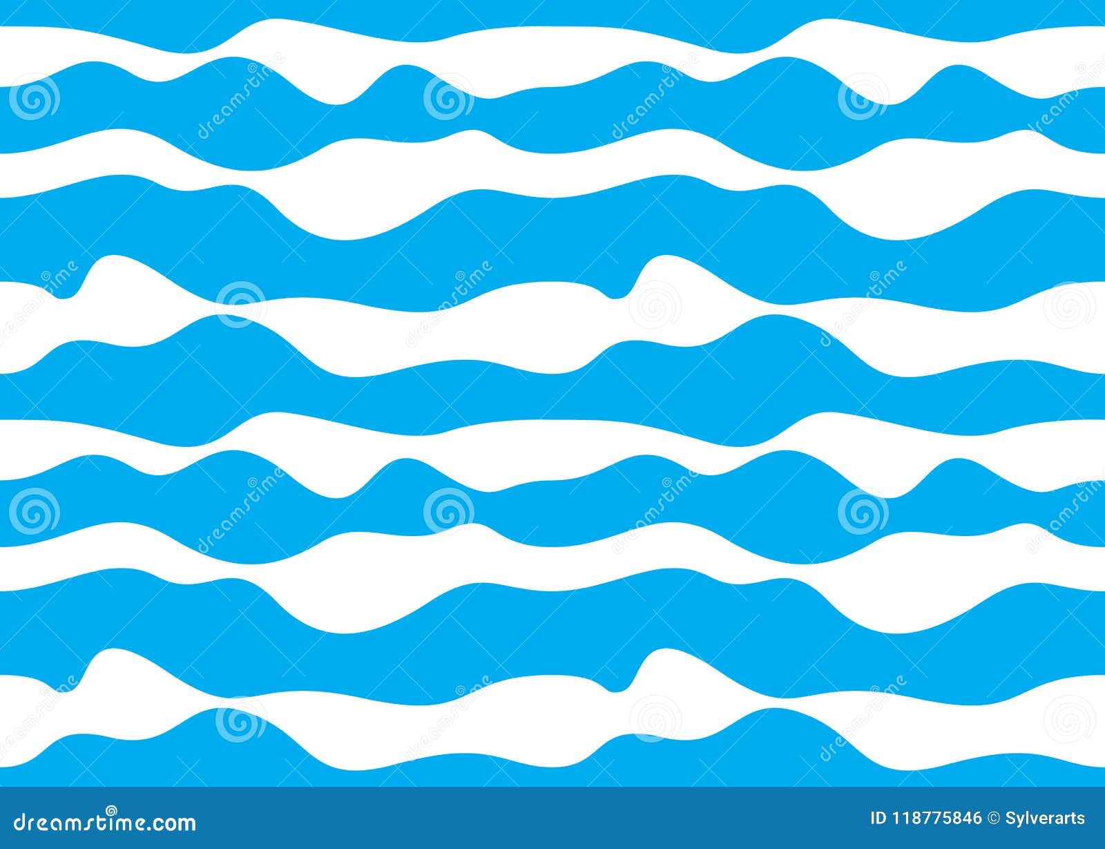 Waves Seamless Pattern, Vector Water Runny Curve Lines Abstract Stock ... Waves Seamless Pattern, Vector Water Runny Curve Lines Abstract Stock ...