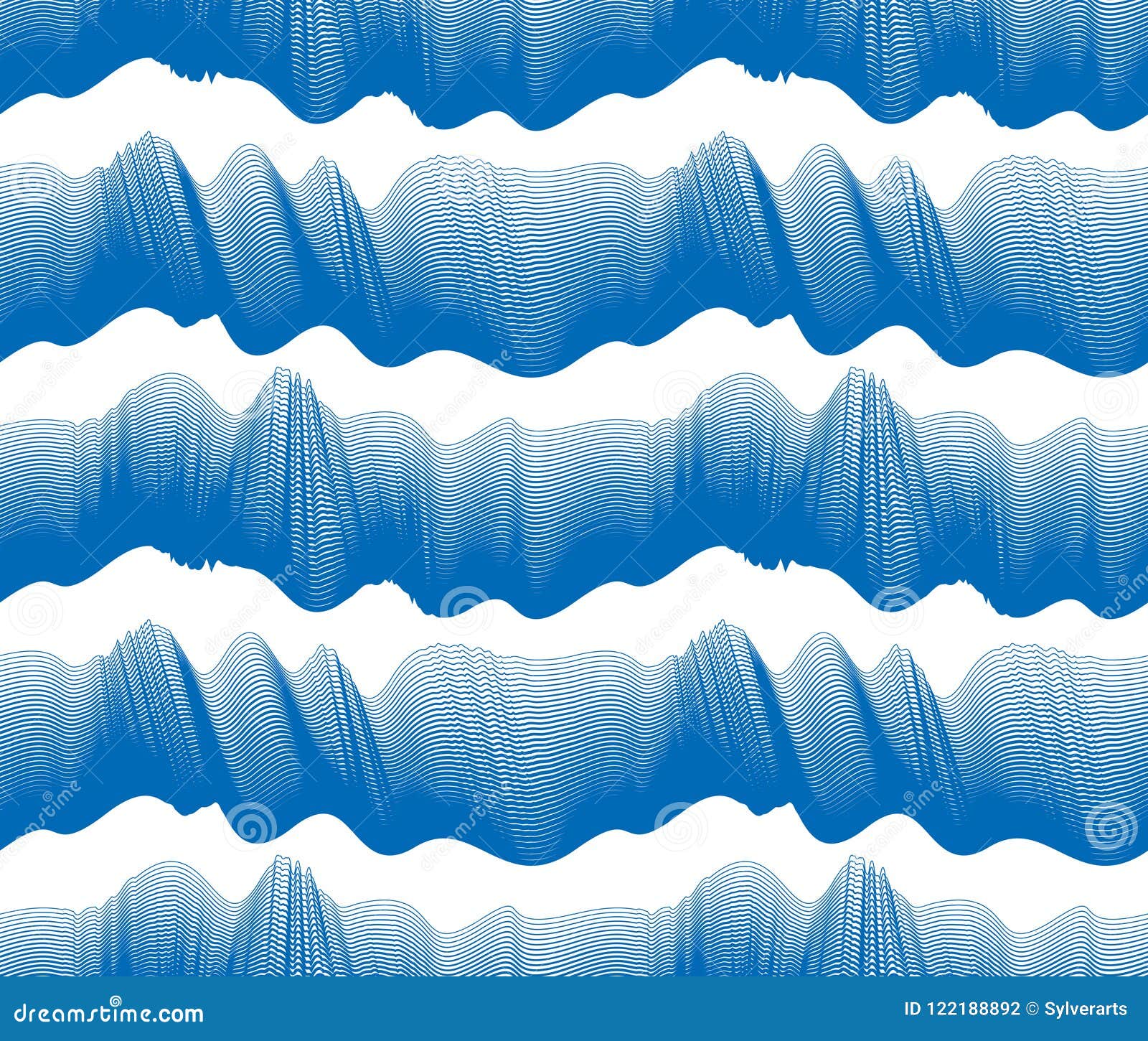 Waves Seamless Pattern, Vector Water Runny Curve Lines Abstract Stock ... Waves Seamless Pattern, Vector Water Runny Curve Lines Abstract Stock ...