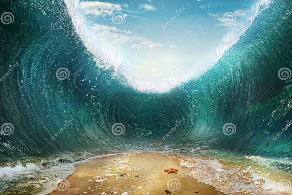 Waves stock image. Image of destruction, background, abstract - 39364763