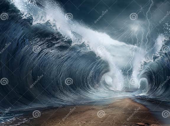 Waves stock image. Image of high, abstract, travel, miracle - 39401049