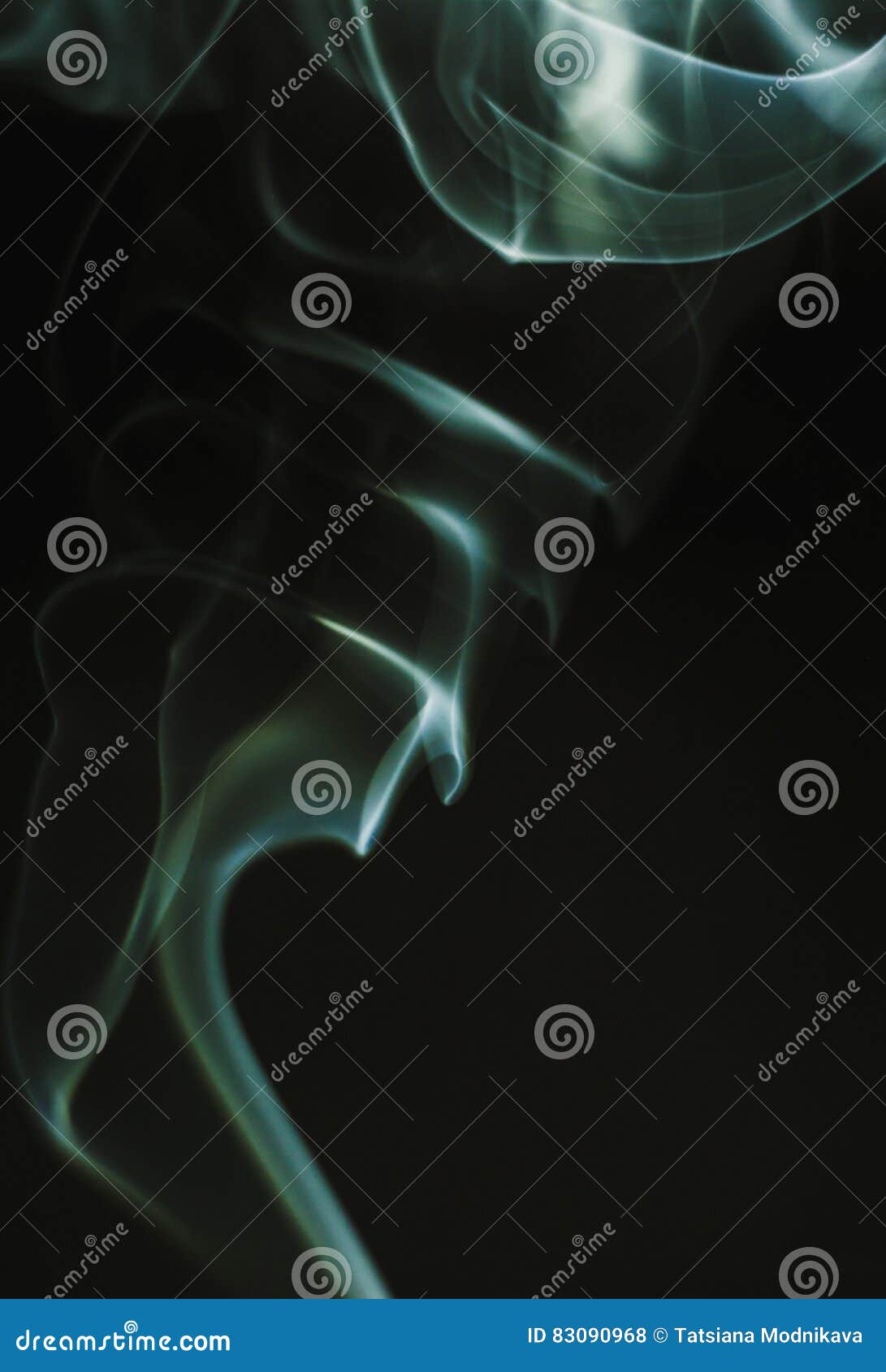 Waves of smoke. stock photo. Image of brightly, smoky - 83090968