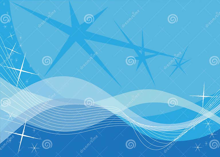 Waves and Stars Backgrounds Stock Vector - Illustration of decoration ...