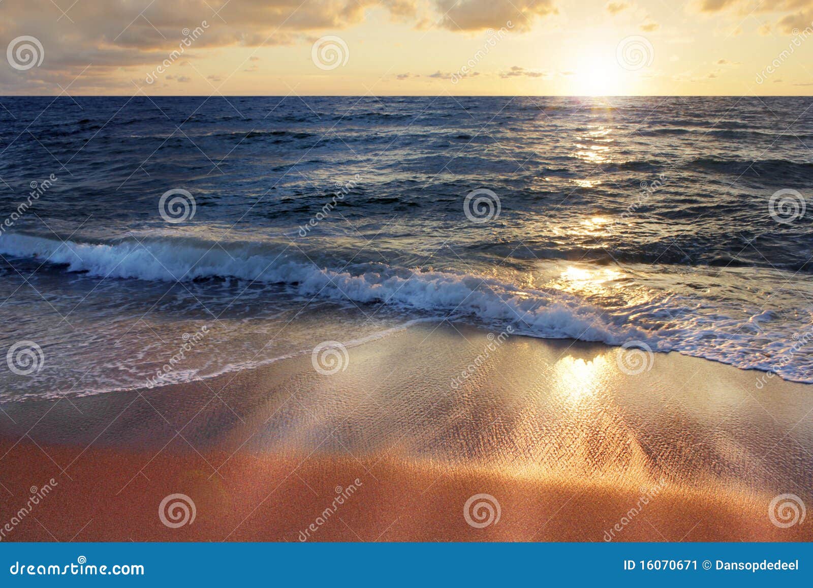 Waves at sunset stock image. Image of sunset, powerful - 16070671