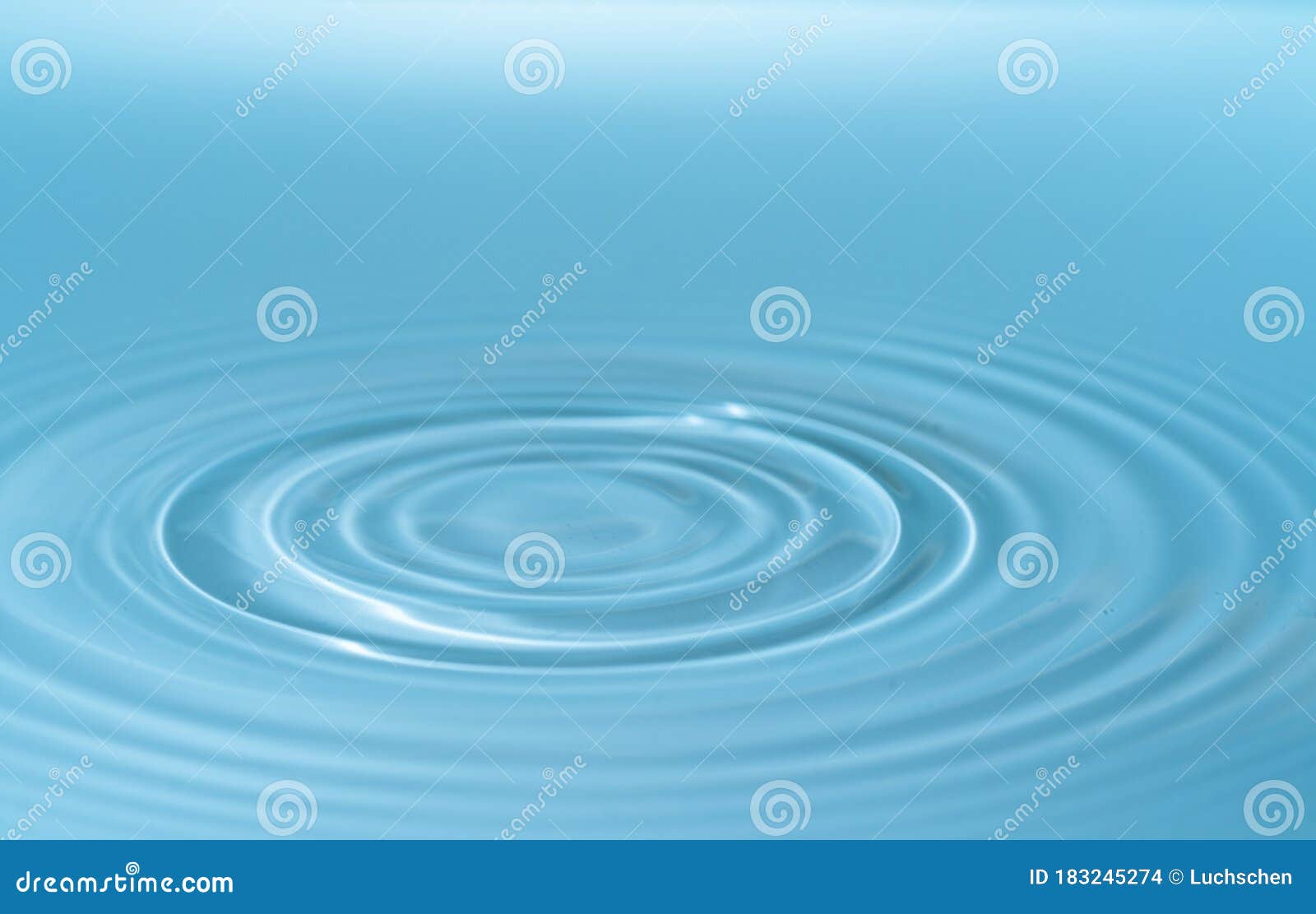Waves on the Surface of the Water from a Collision. Drop of Water Drop ...