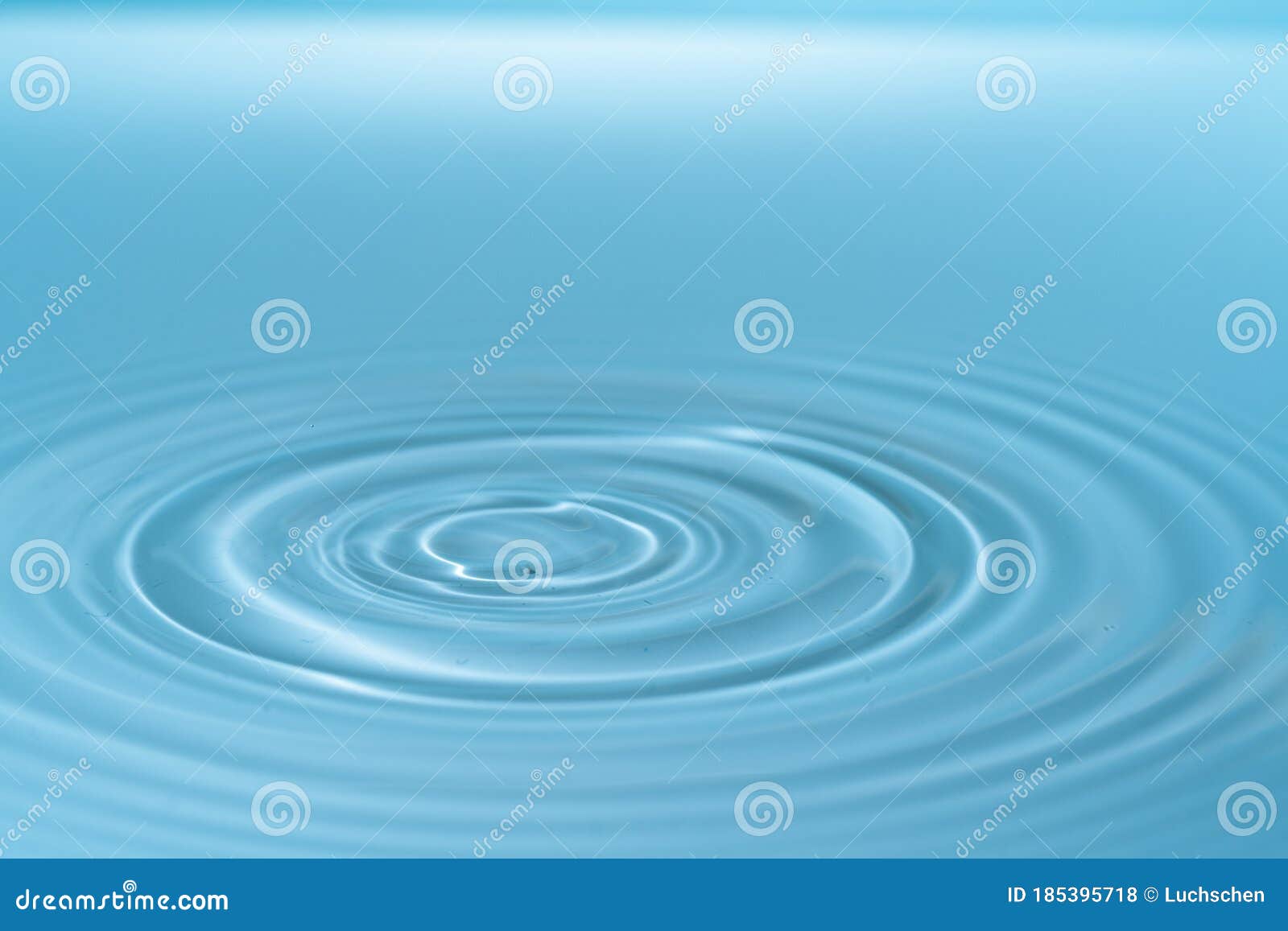 Waves on the Surface of the Water from a Collision. Drop of Water Drop ...