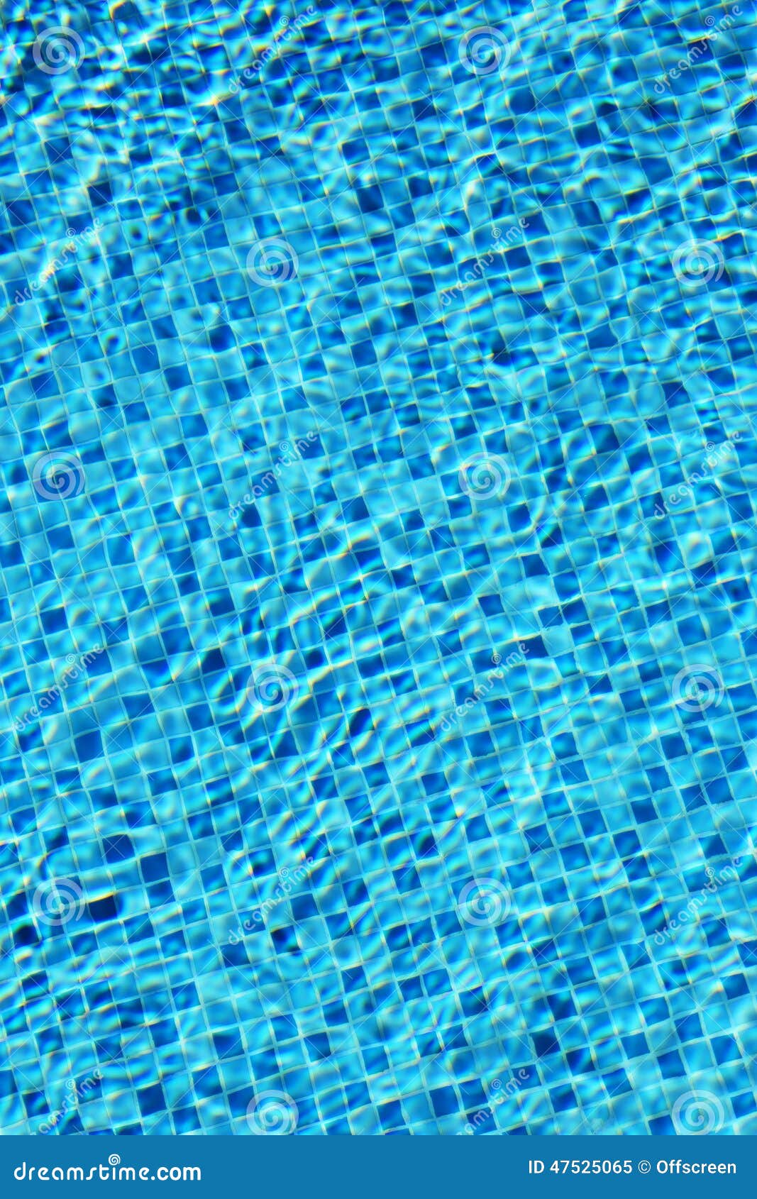 Waves on the Surface of the Water in the Pool Stock Image - Image of ...