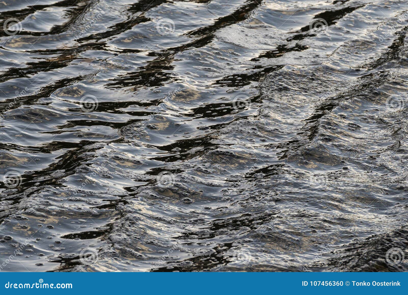 Waves in the Surface of the Water Stock Photo - Image of form, dark ...