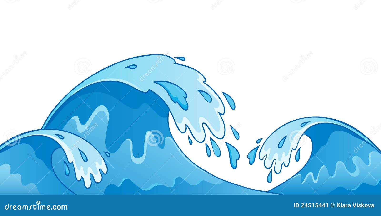 Waves theme image 1 stock vector. Illustration of waves - 24515441