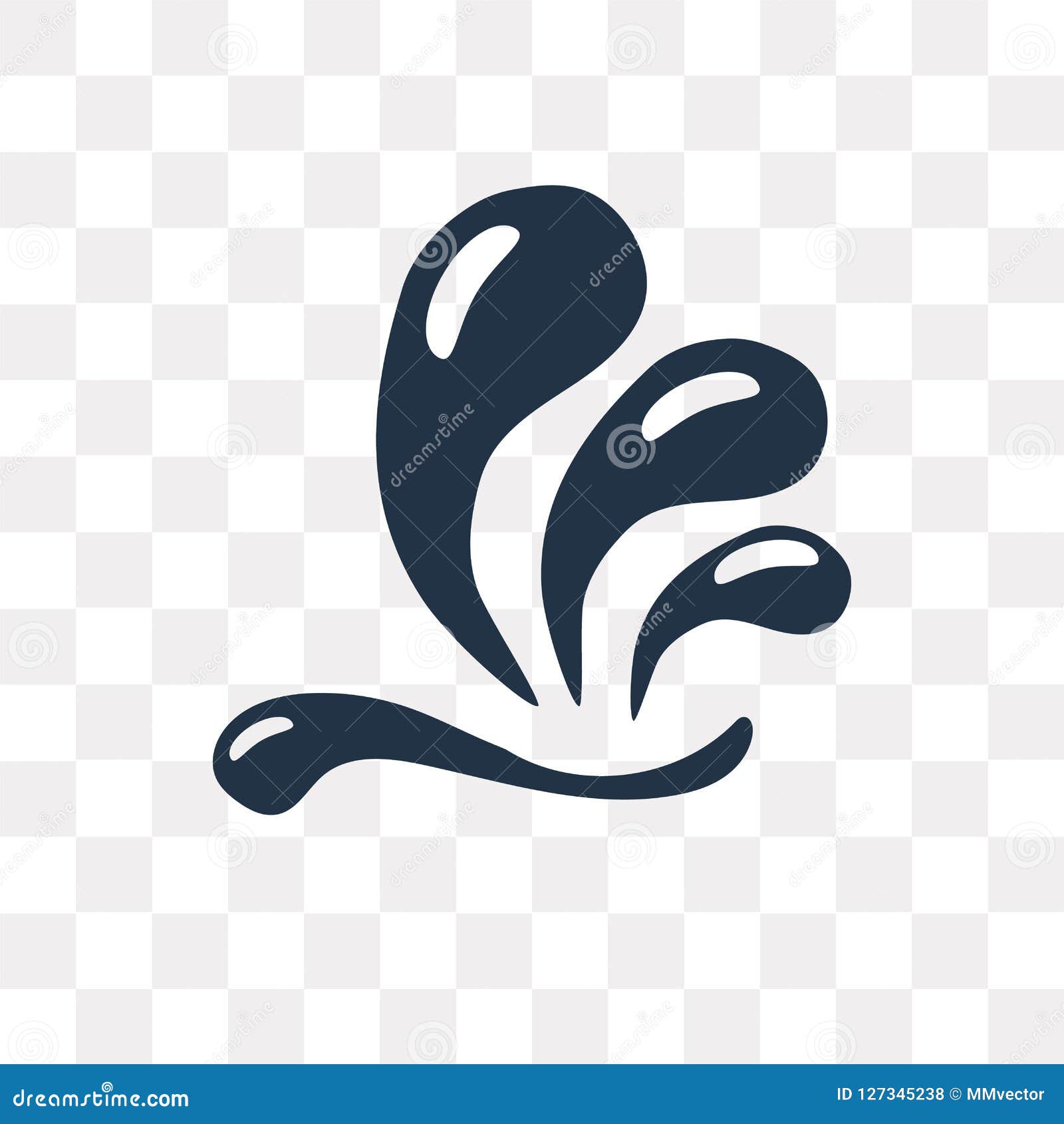 Waves Vector Icon Isolated on Transparent Background, Waves Tra Stock ...