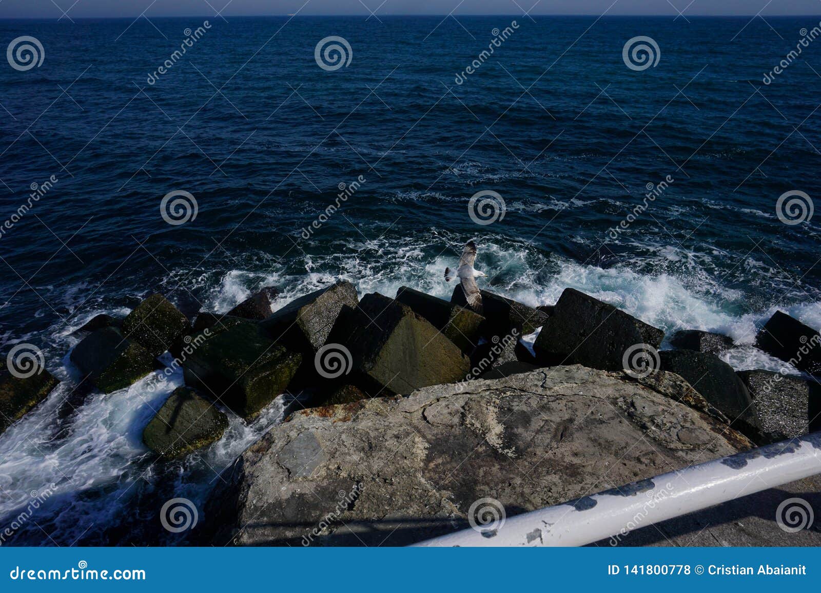 Waves Versus Rocks, Black Sea Stock Photo - Image of aegean, artist ...