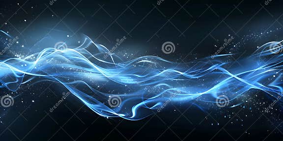 Waves Virtual Abstract Background Stock Image - Image of material ...