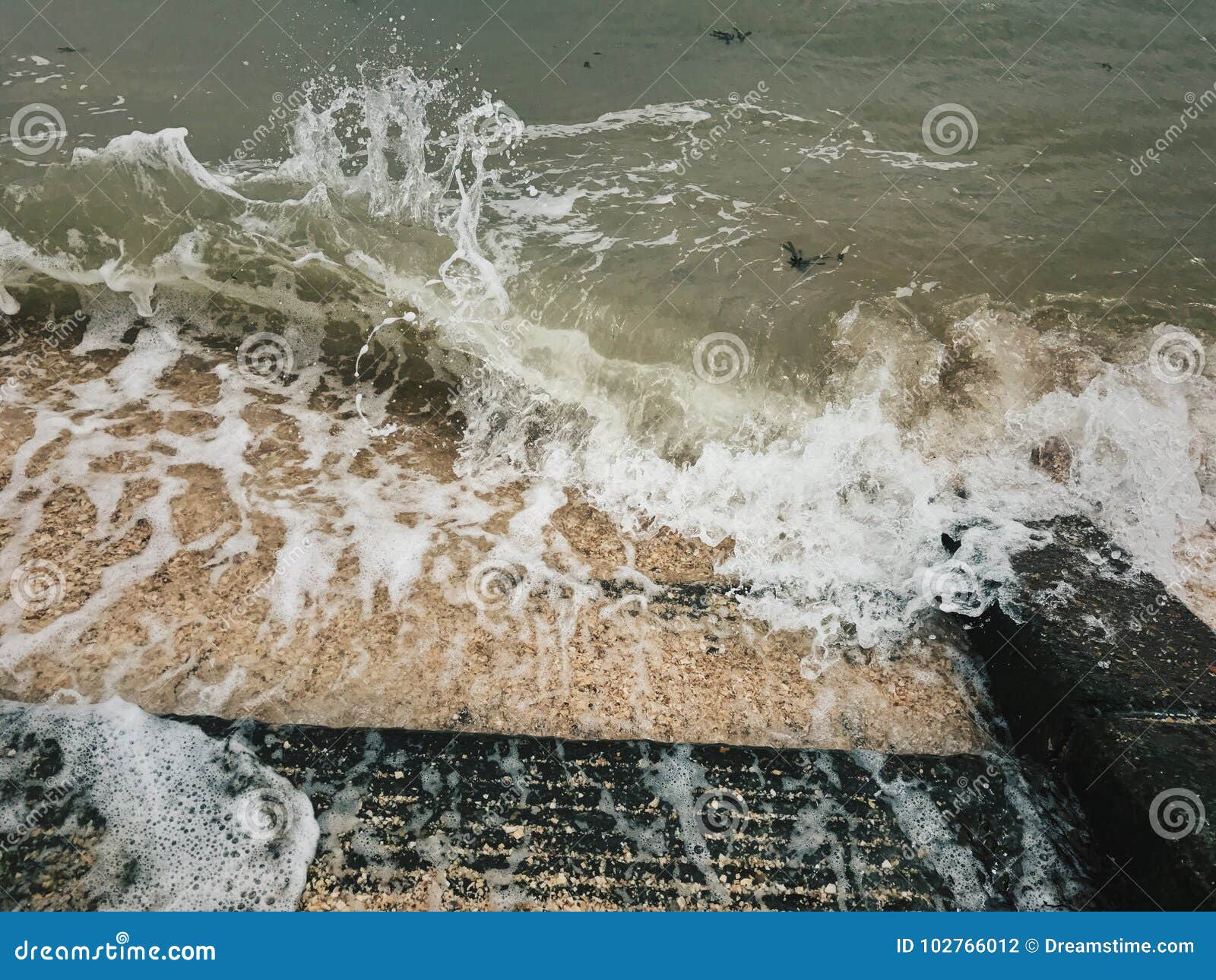Waves wash in stock photo. Image of wash, powerful, hitting - 102766012