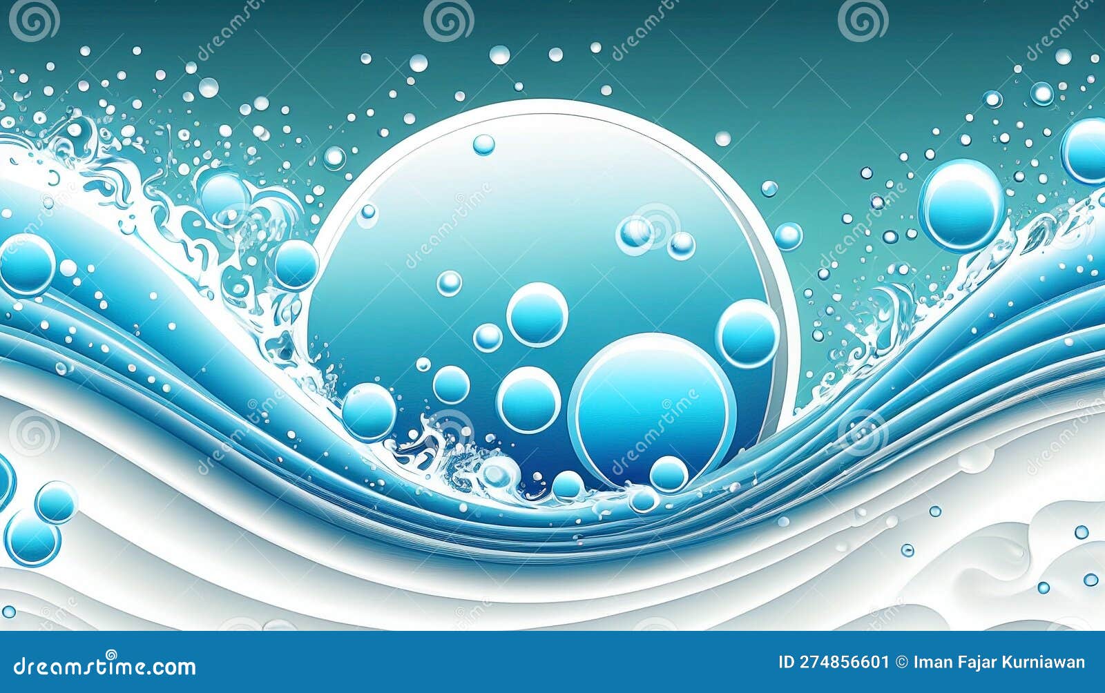 Abstract Longitudinal Lines with Waves Water Surface Graphic Stock ...