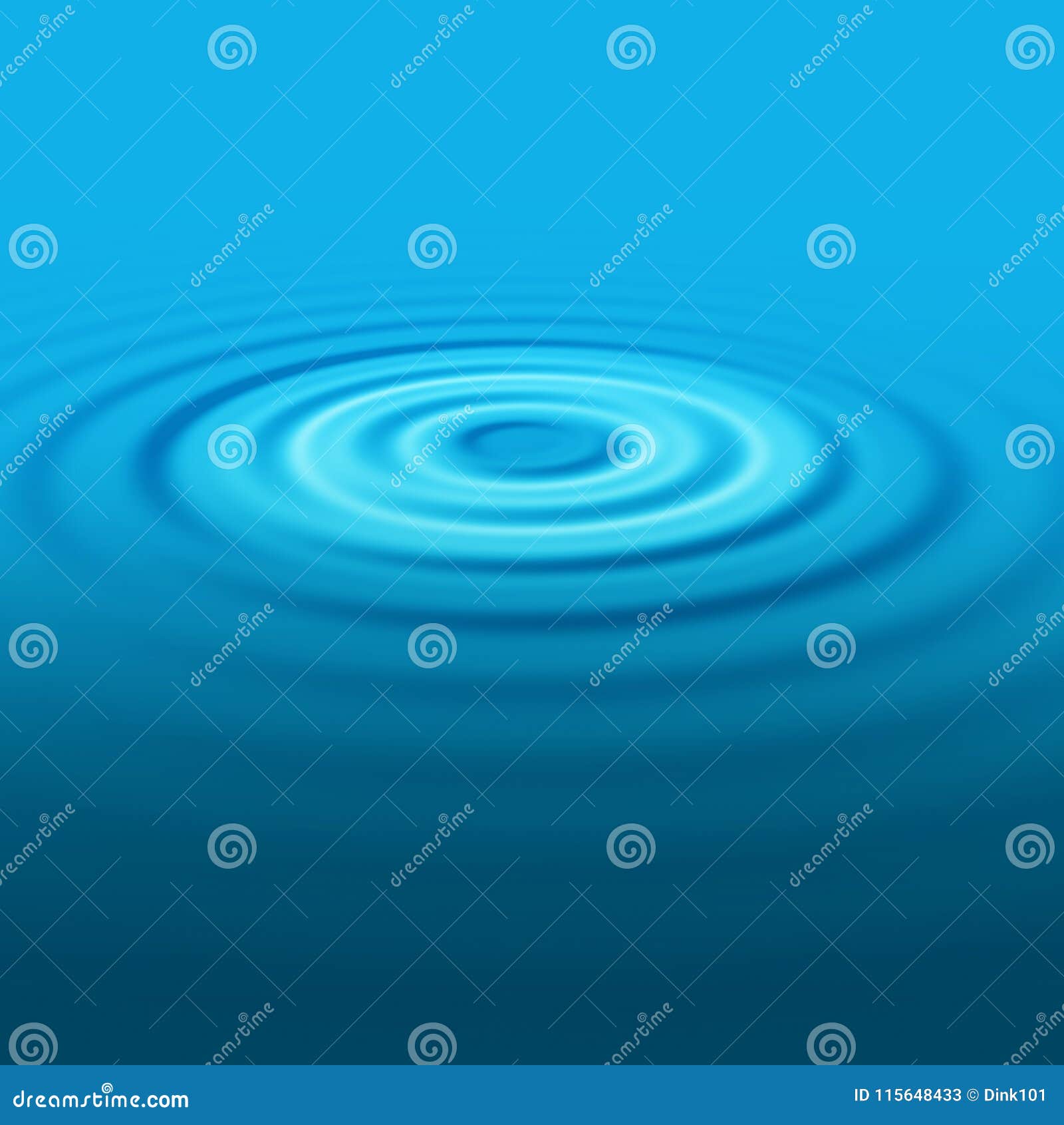 Waves on a water surface stock illustration. Illustration of closeup ...