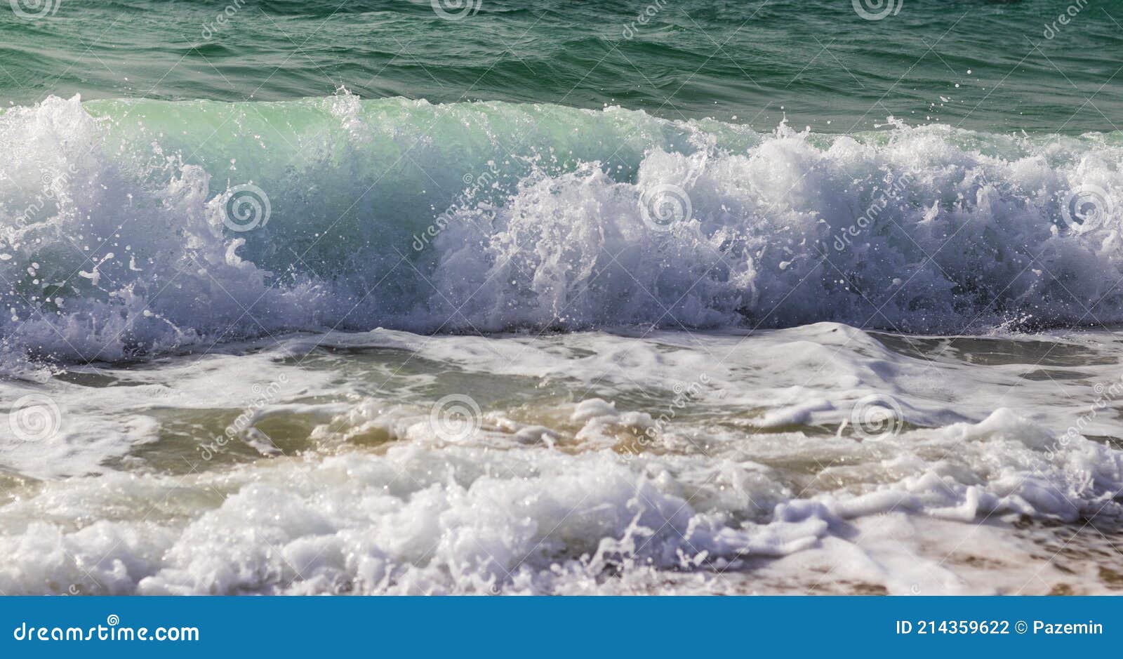 Waves on Windy Day at the Beach. Outdoors Stock Photo - Image of white ...