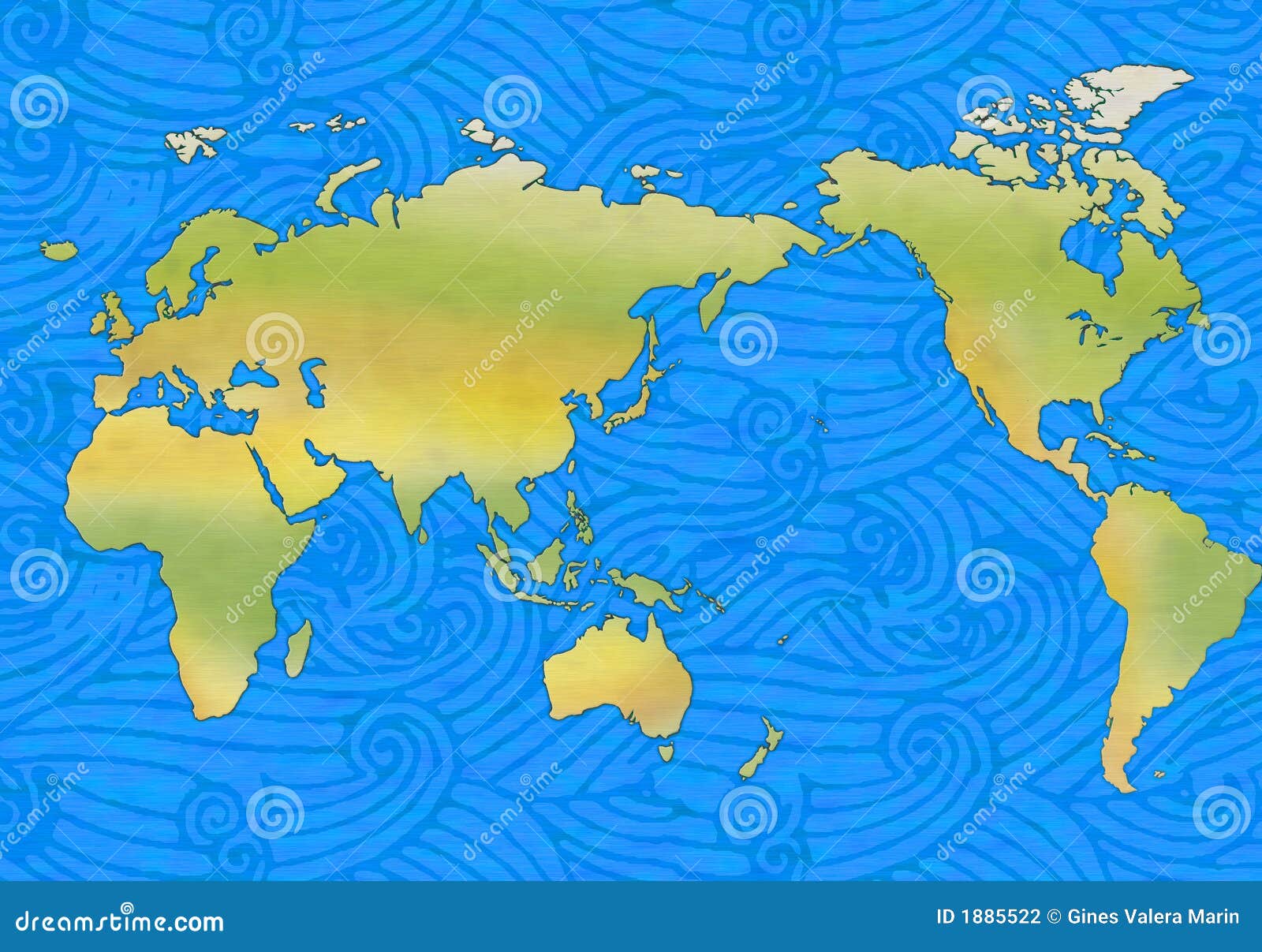 Waves and world stock illustration. Illustration of world - 1885522