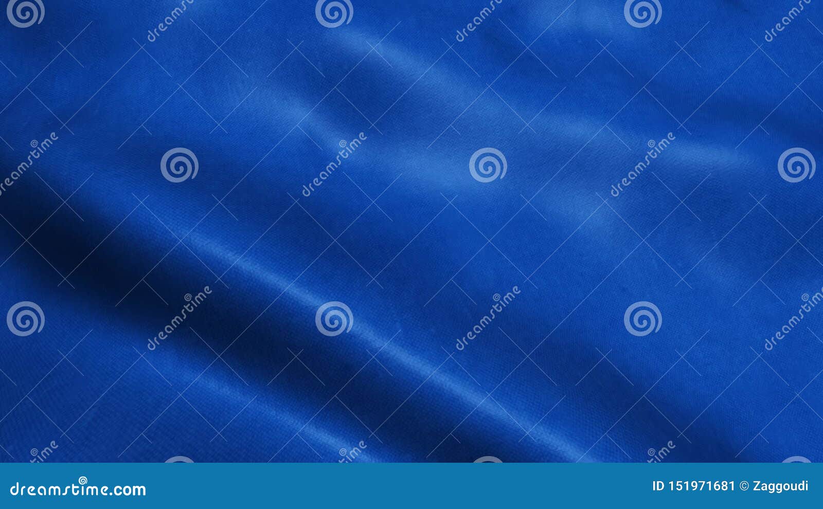 Waving Blue Flag Animation Seamless Loop Stock Video - Video of frame ...