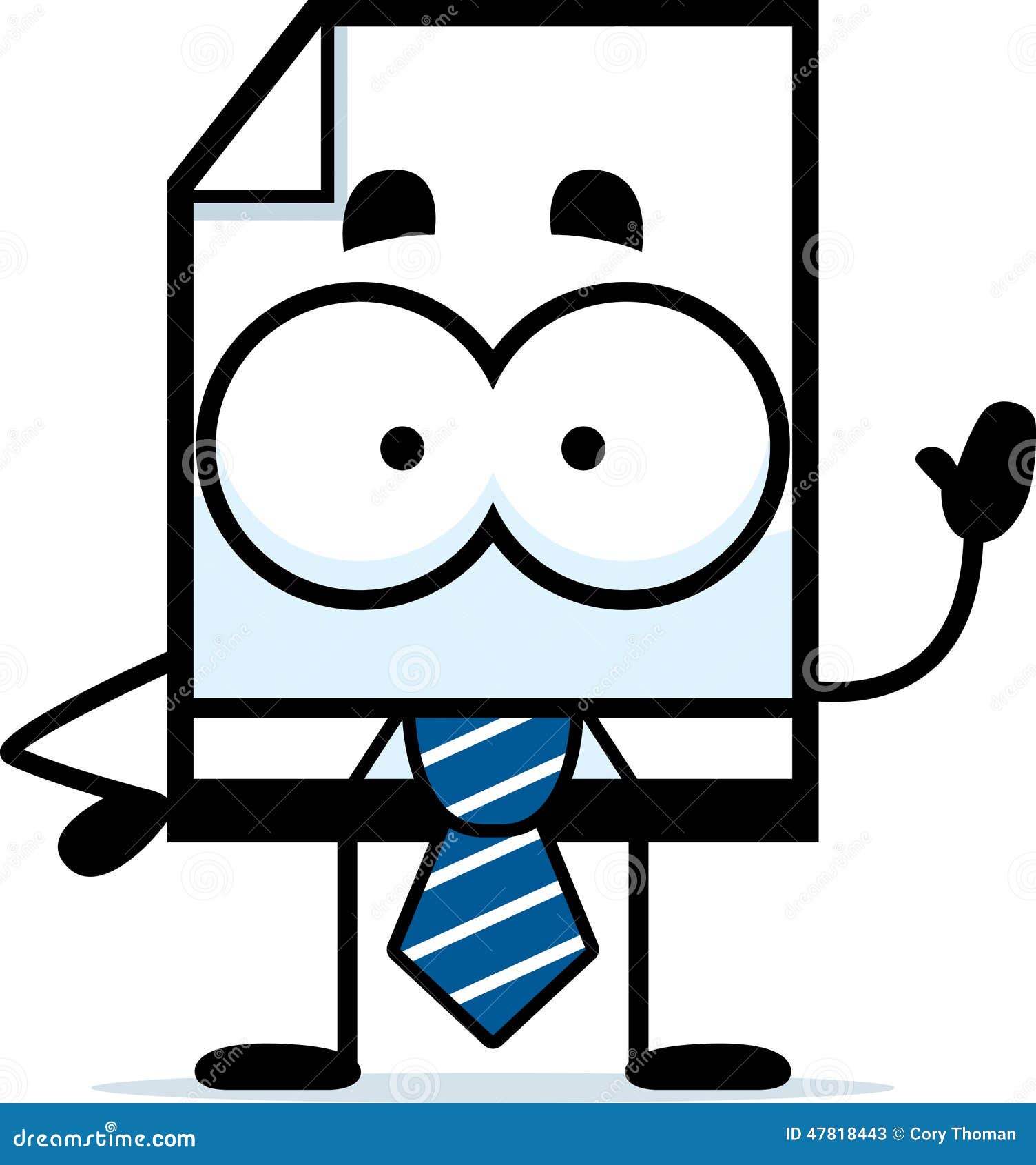 Waving Business File stock illustration. Illustration of note - 47818443