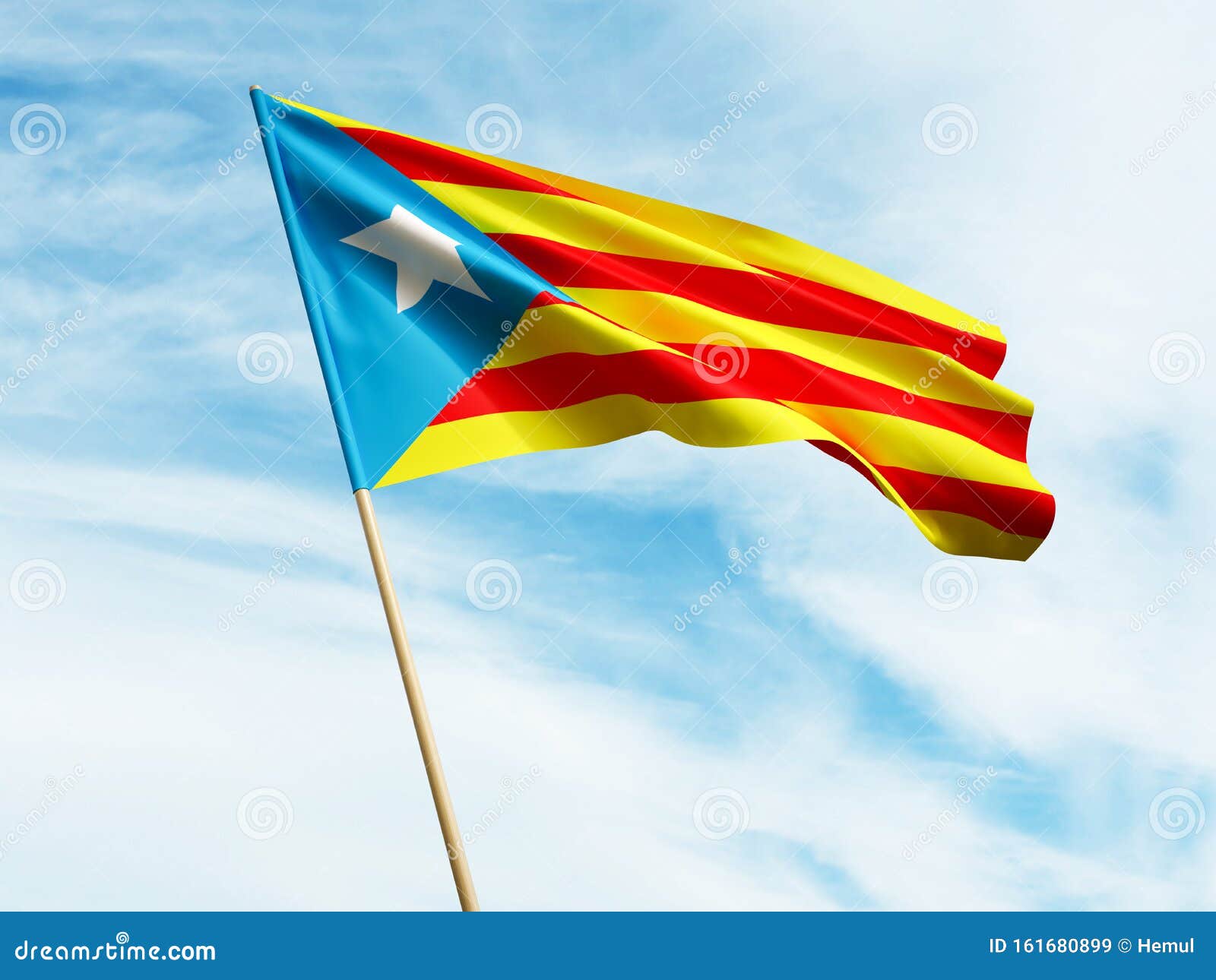The Catalan Flag Vector Illustration | CartoonDealer.com #101377602