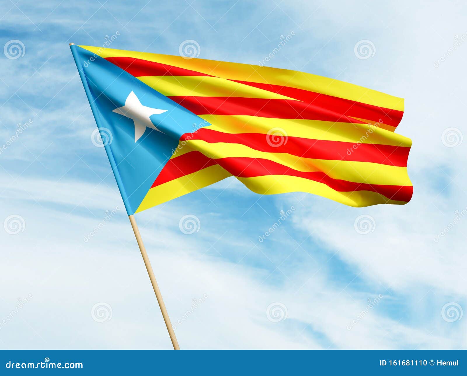 The Catalan Flag Vector Illustration | CartoonDealer.com #101377602