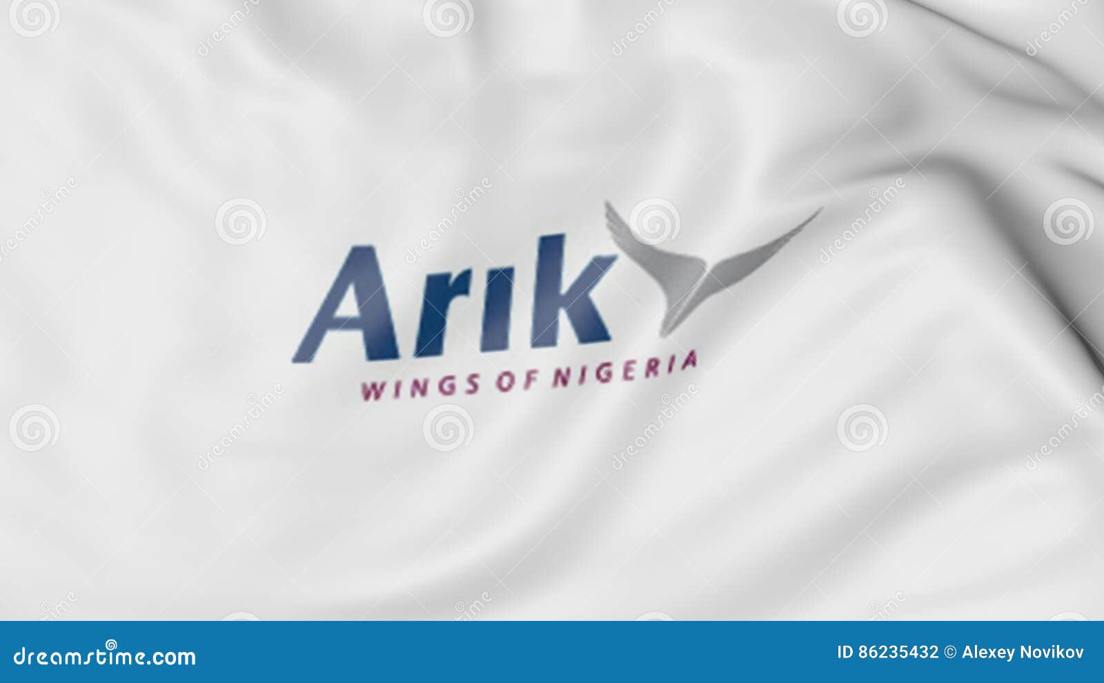 Waving Flag of Arik Air Editorial 3D Rendering Editorial Photography ...