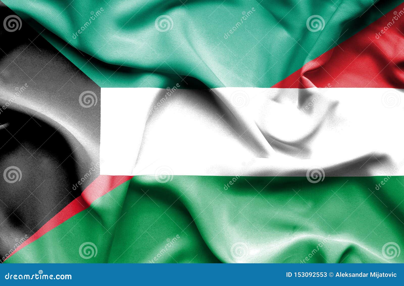 Waving Flag of Hungary and Kuwait Stock Illustration - Illustration of ...