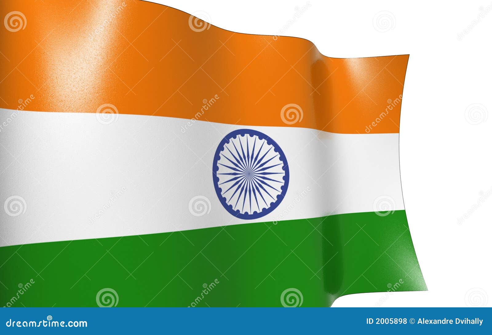 Waving flag of india stock illustration. Illustration of stripes - 2005898