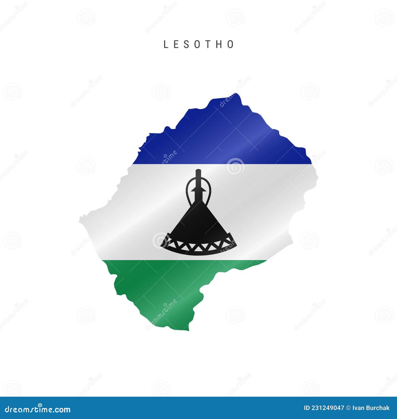 Lesotho Vector Map. | CartoonDealer.com #95803667