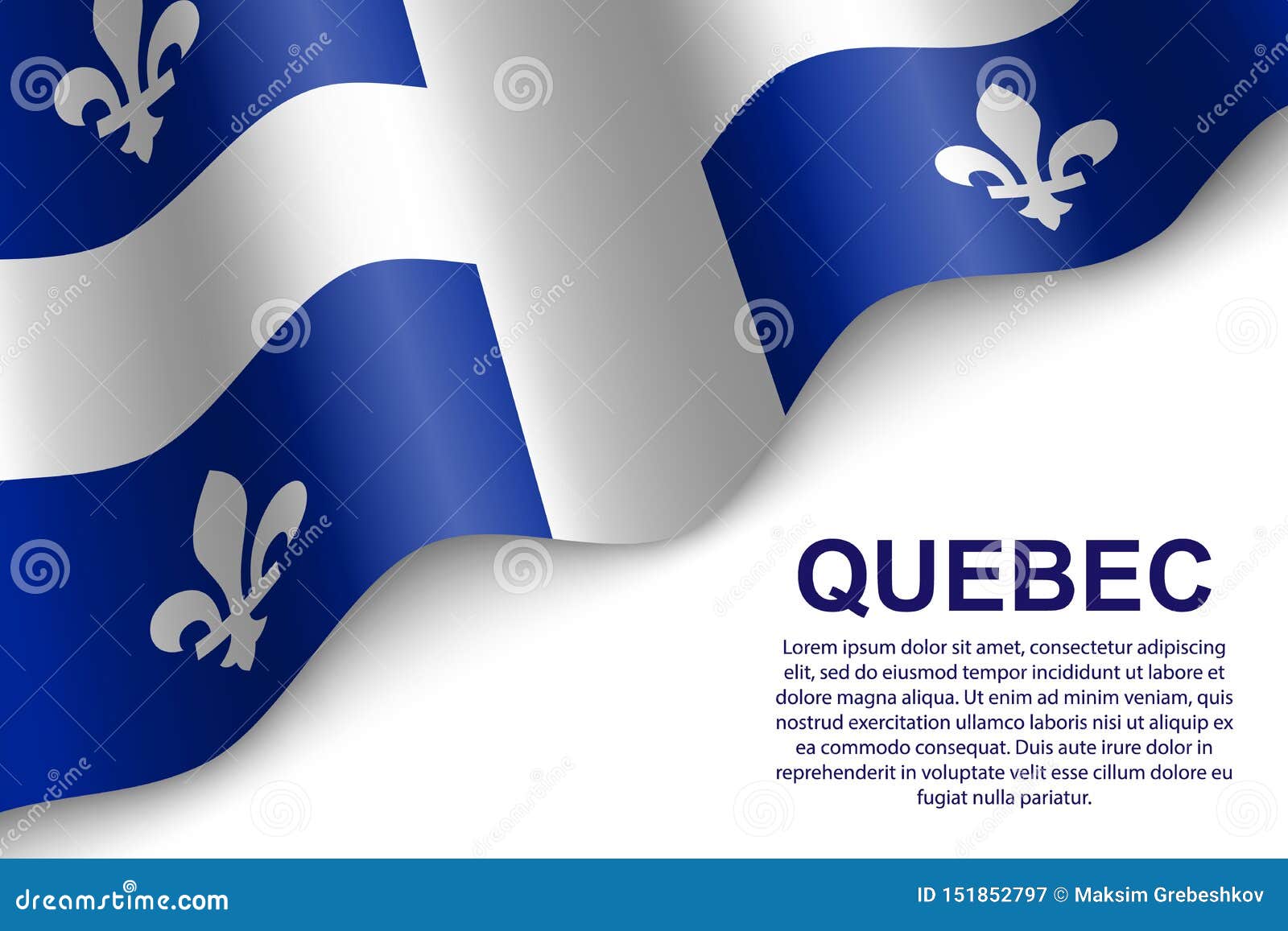 Quebec Map On Transparent Background. Province Of Quebec Map With ...
