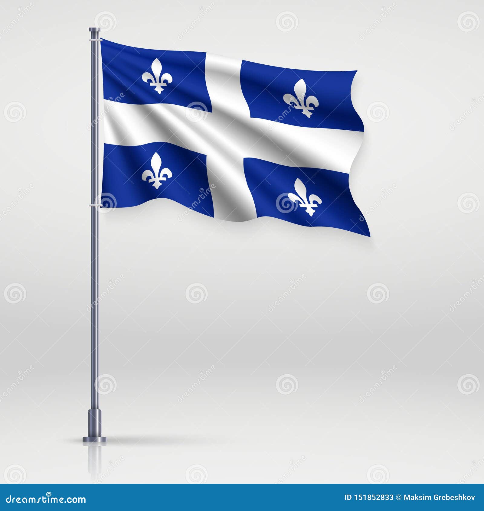 Quebec Map On Transparent Background. Province Of Quebec Map With ...