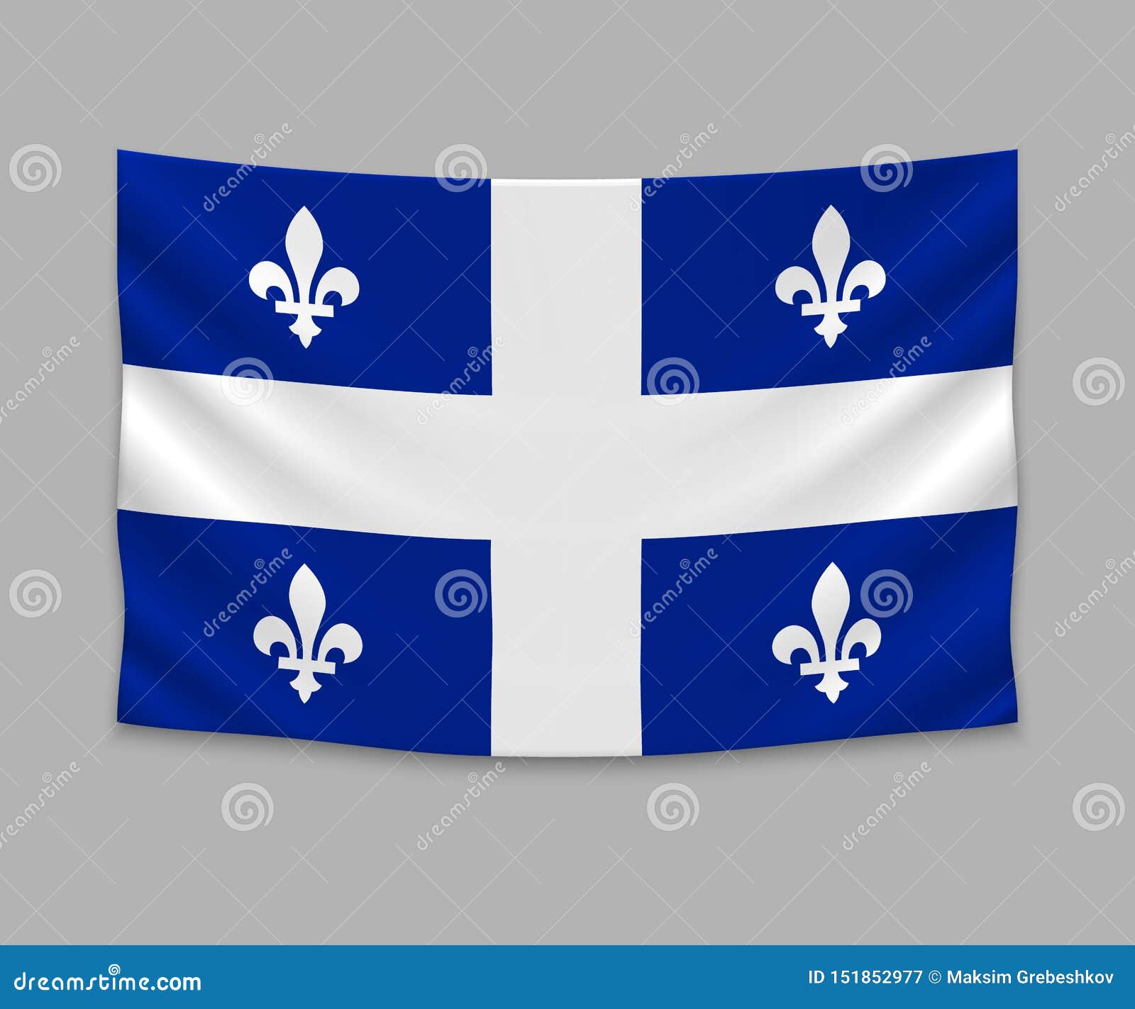 Quebec Map On Transparent Background. Province Of Quebec Map With ...
