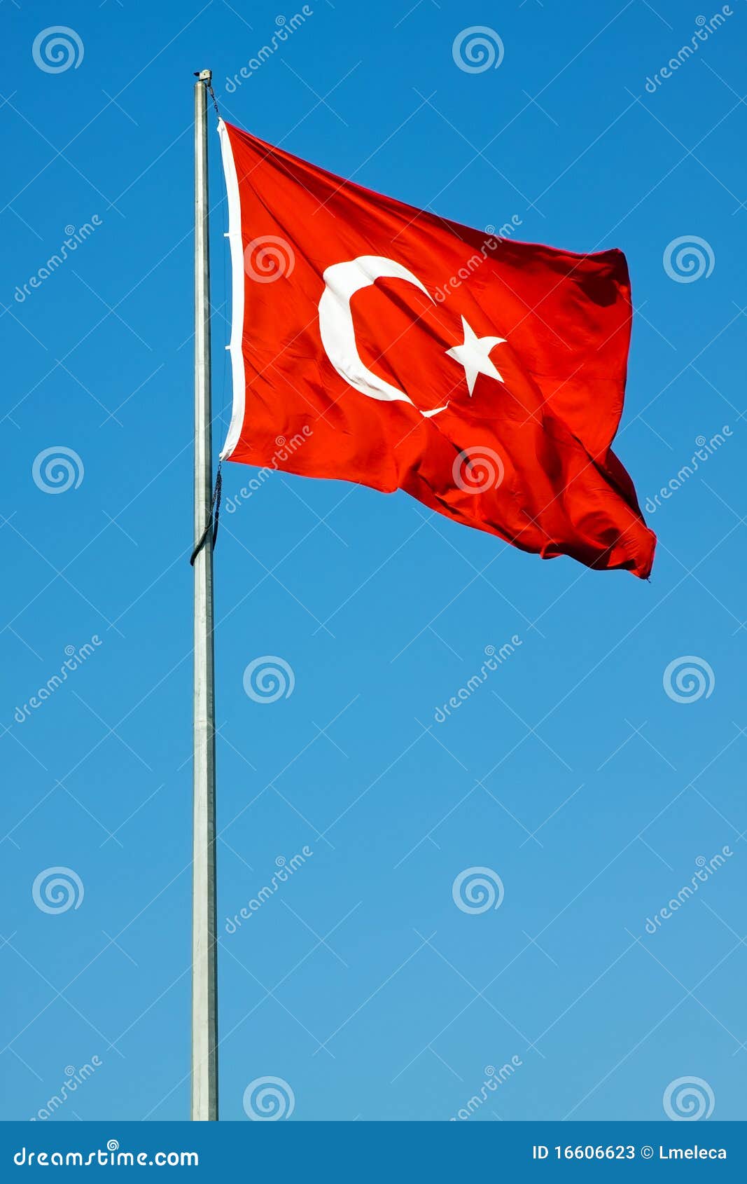 Waving flag of Turkey stock image. Image of outdoors - 16606623