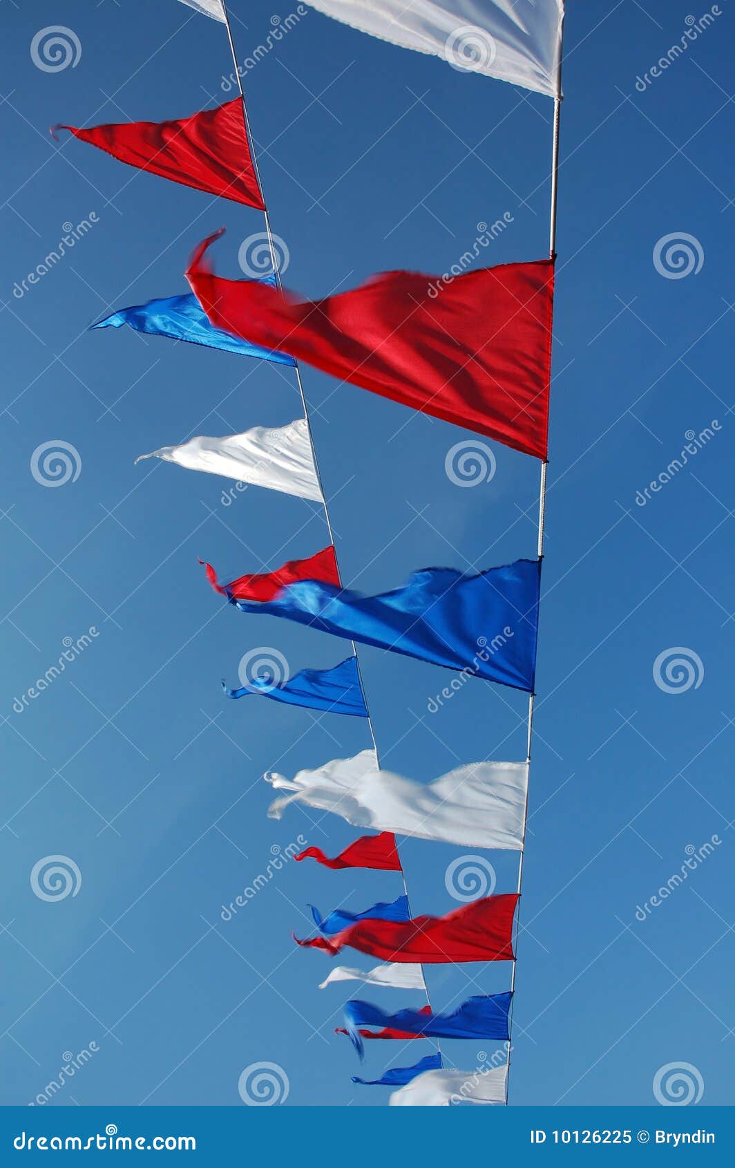 Waving flags stock image. Image of hanging, celebration - 10126225