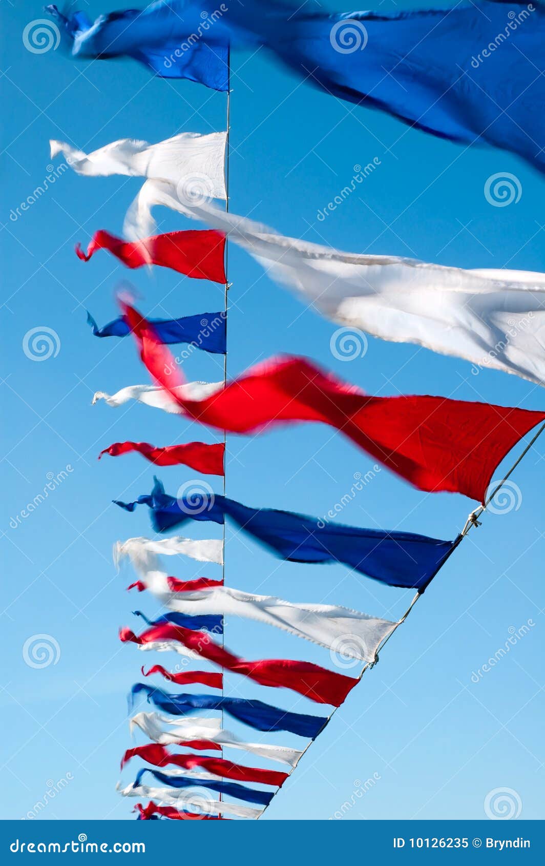 Waving flags stock image. Image of medium, hanging, czech - 10126235