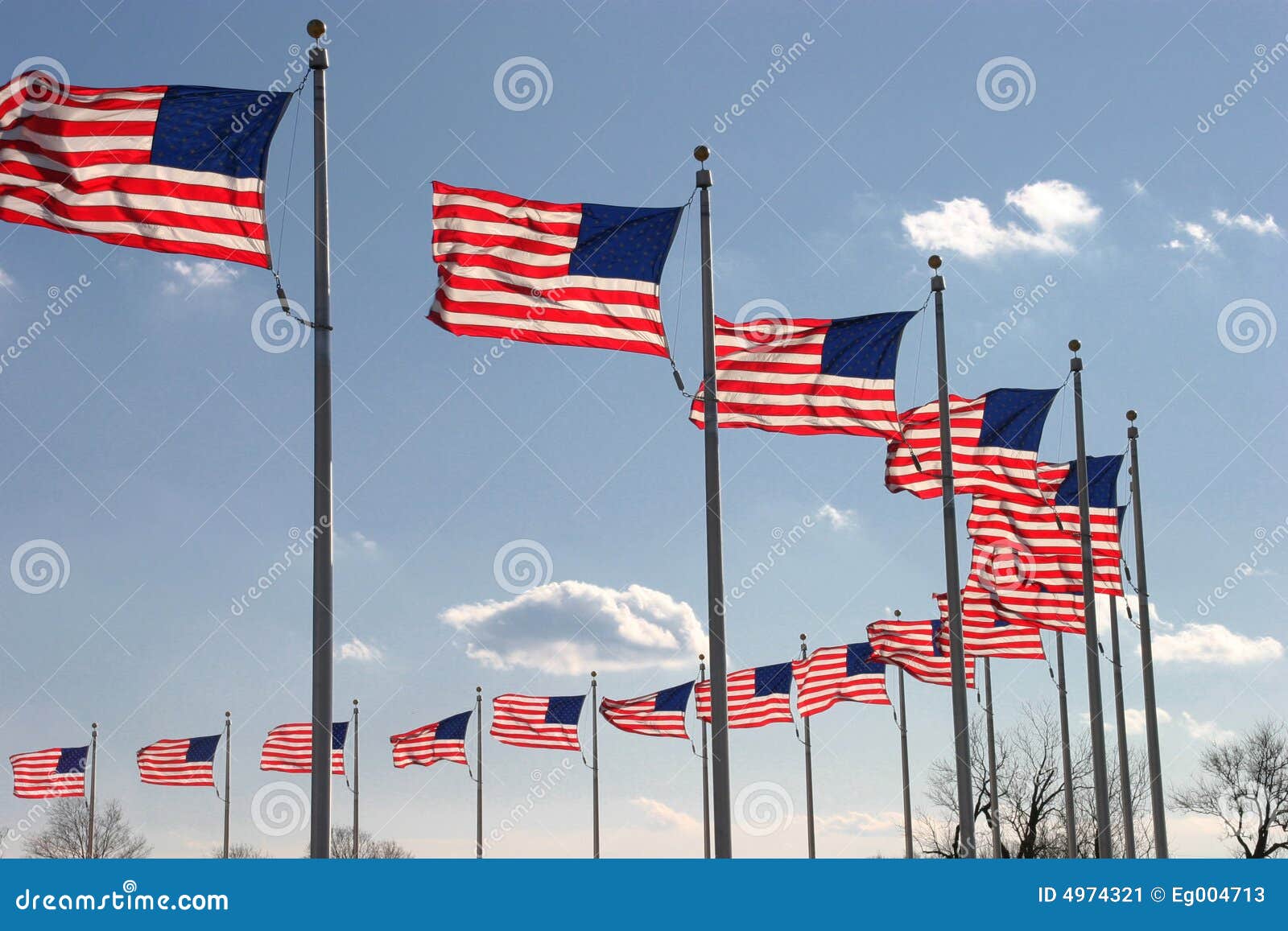Waving Flags stock image. Image of cloud, independence - 4974321