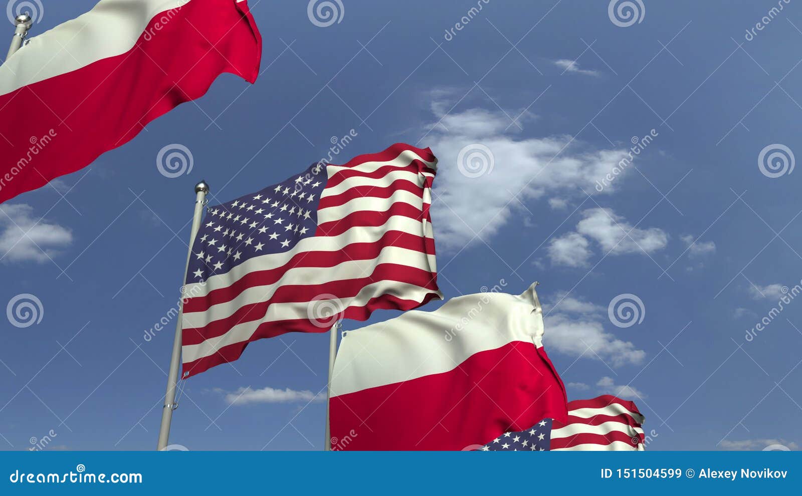 Waving Flags. Set Of Color Flags Template On White Background. National ...